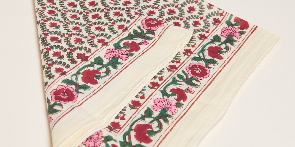 Pañuelo de cuadros de algodón | Rouje