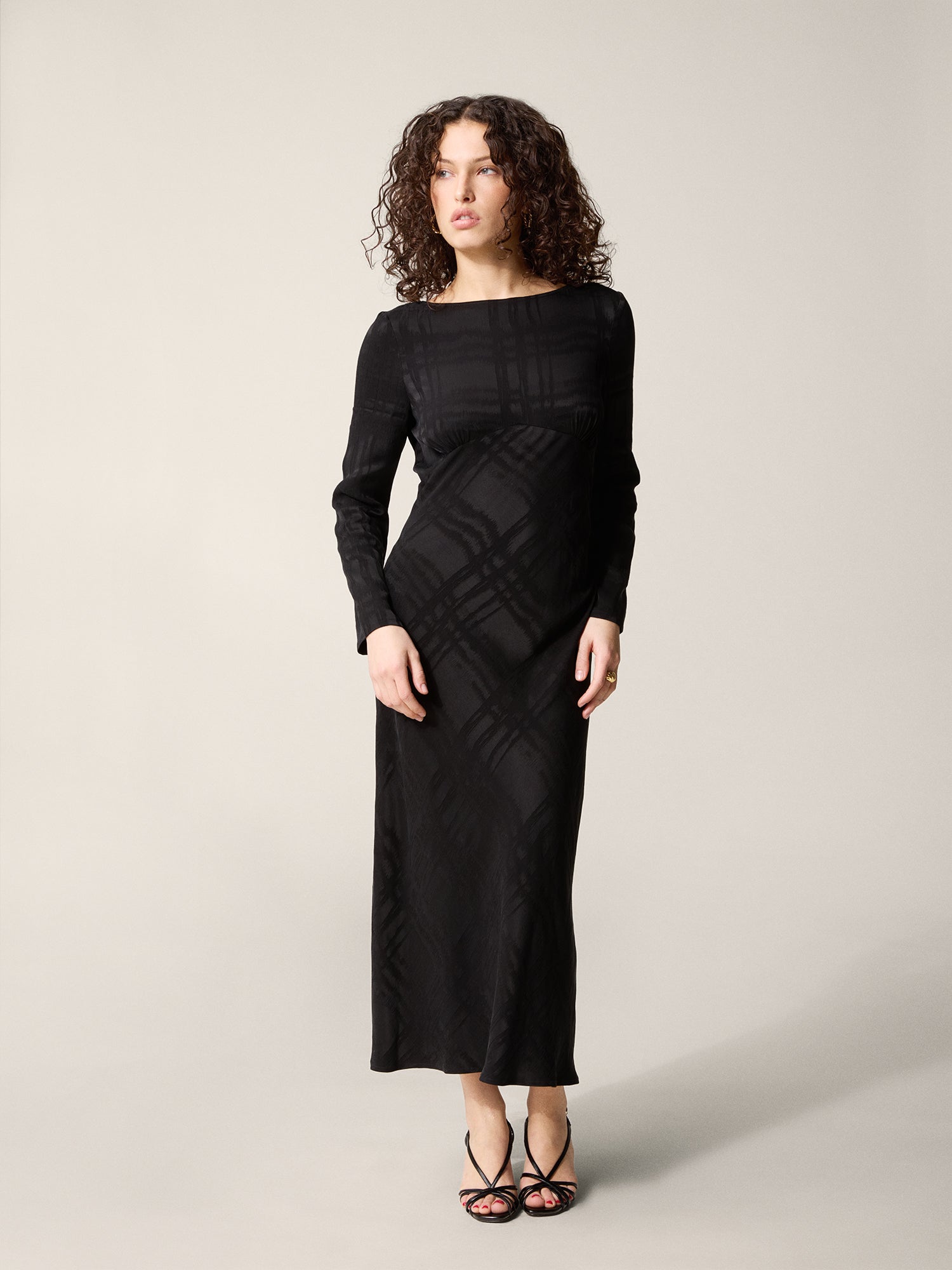 Abia Jacquard Black Jacquard • Rouje