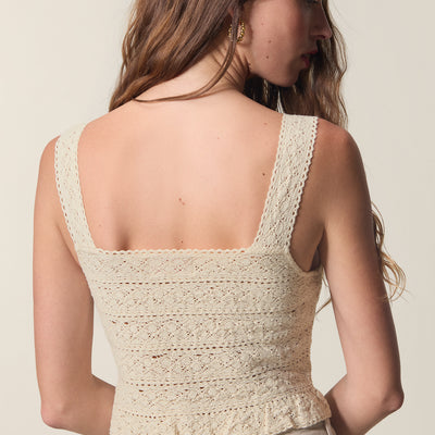 Crochet crop top | Rouje