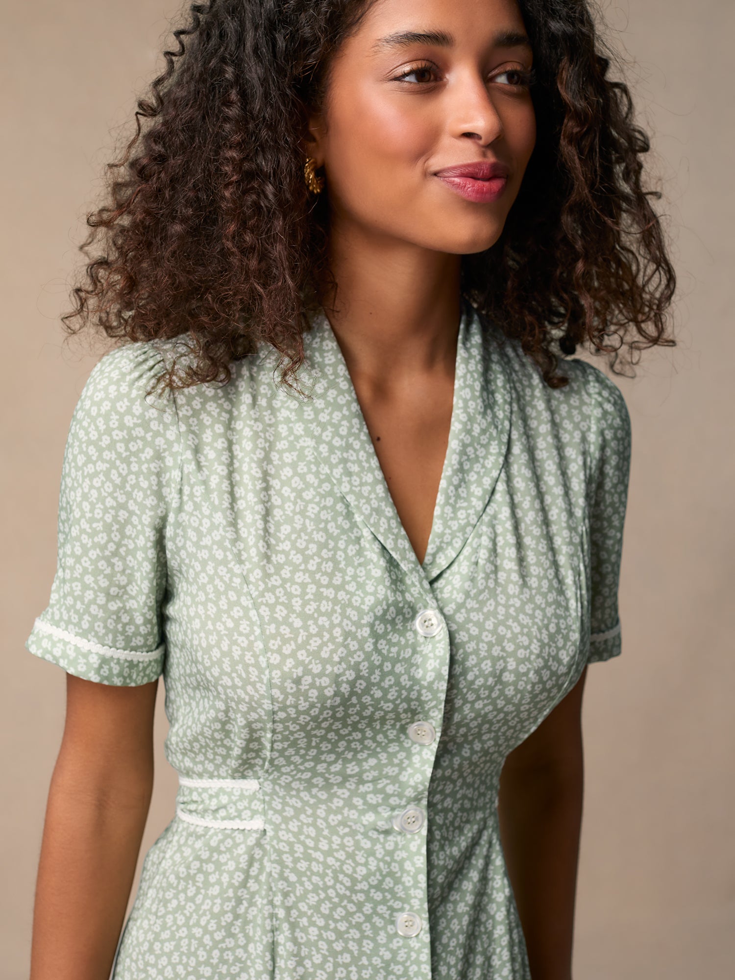 Robe midi avec ceinture ajustable | Rouje