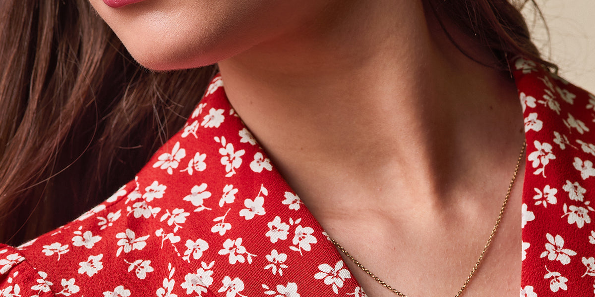 Robe midi boutonnée à manches courtes | Rouje