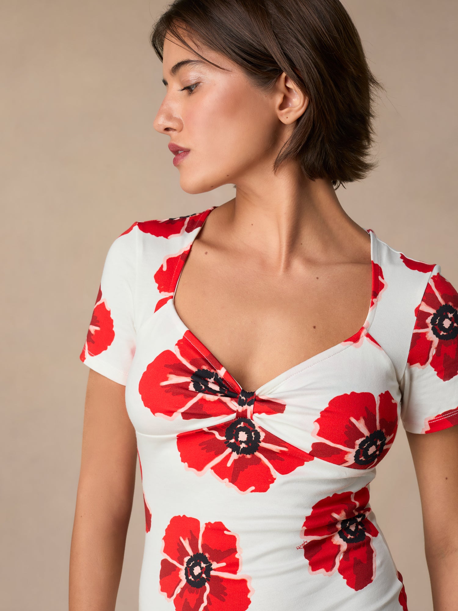 Tanais Coquelicots Coquelicots Ecru • Rouje