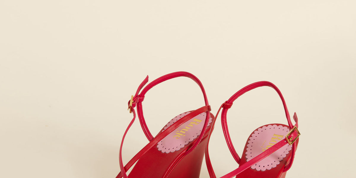 Naia Cuir Camaieu Cuir Camaieu Rouge • Rouje